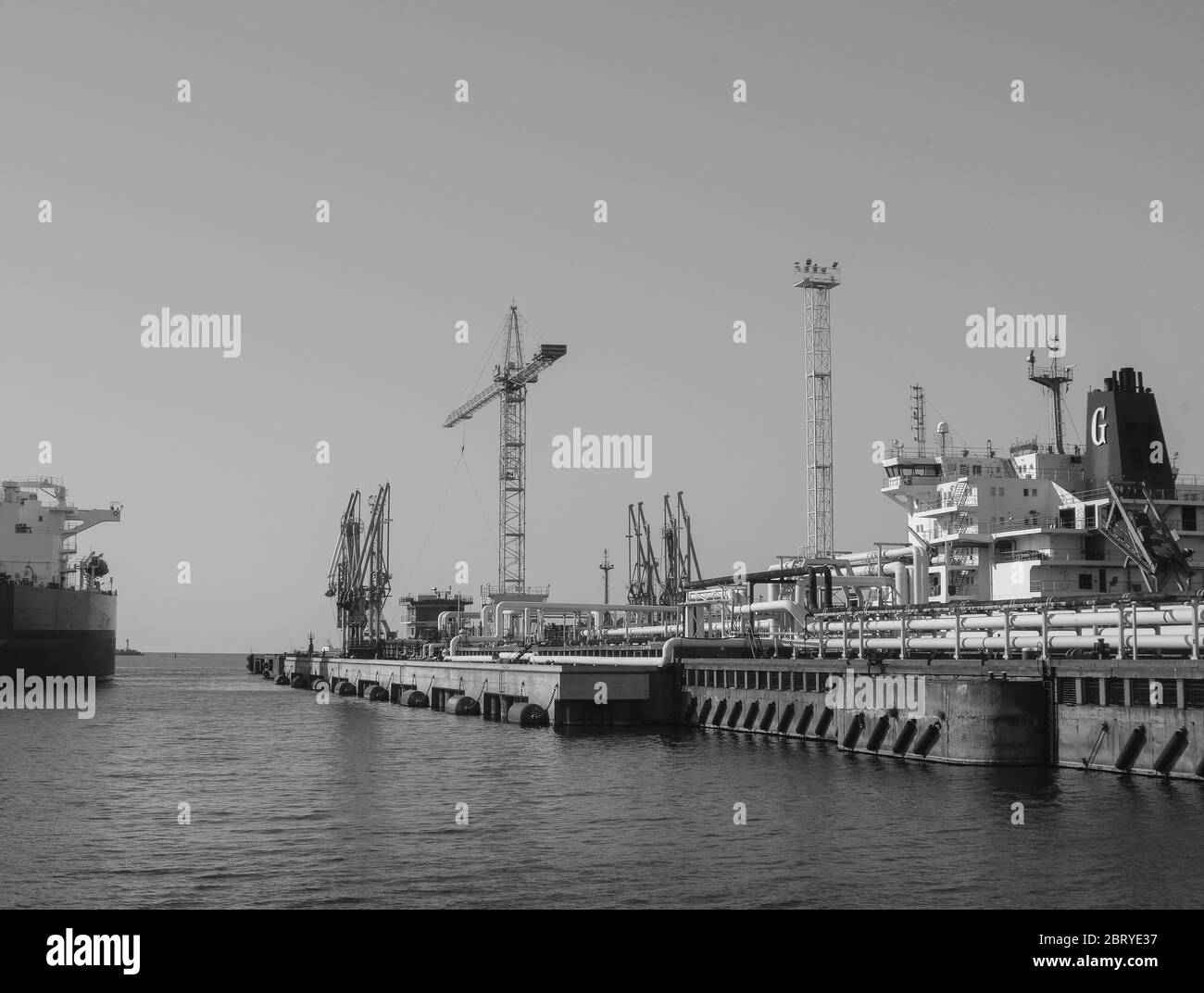 Crude Oil Terminal. Oil terminal is industrial facility for storage of ...