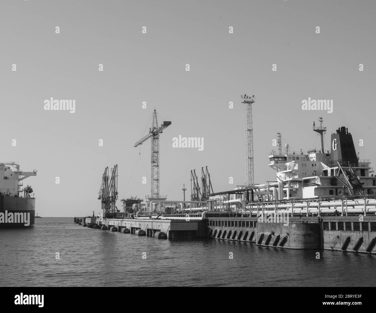 Crude Oil Terminal. Oil terminal is industrial facility for storage of ...