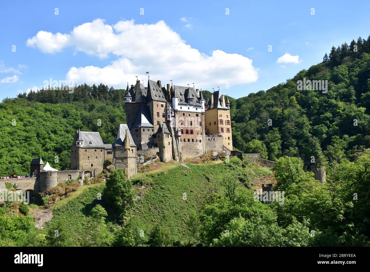 Old castle Eltz in the Eifel mountains, Germany Stock Photo - Alamy