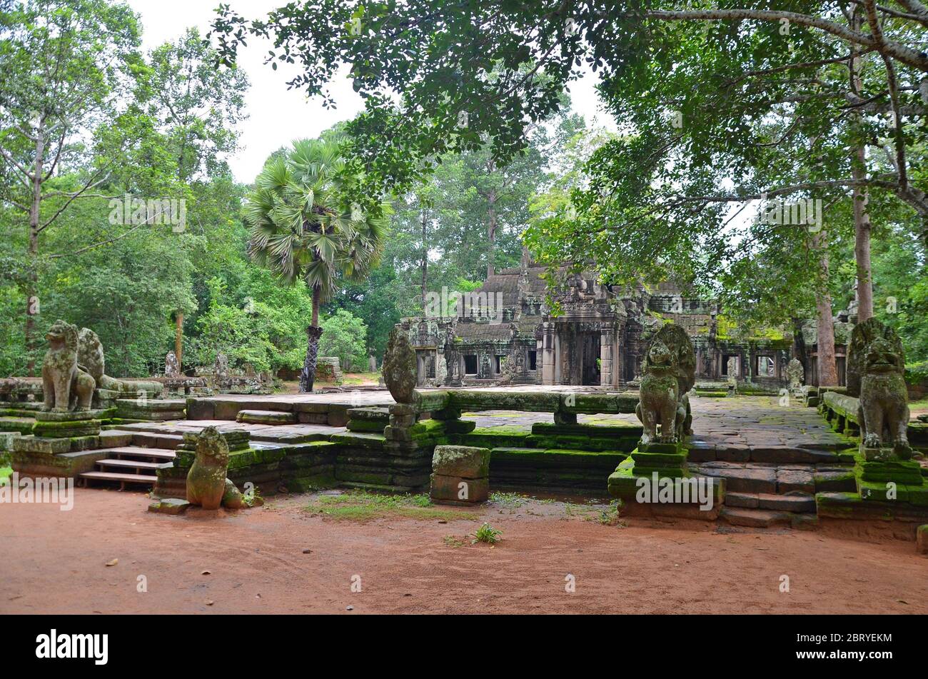 Remote, ruined temple in Angkor Wat, Cambodia Stock Photo - Alamy