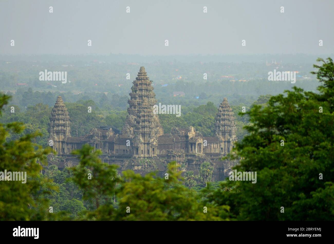 Angkor wat aerial hi-res stock photography and images - Alamy
