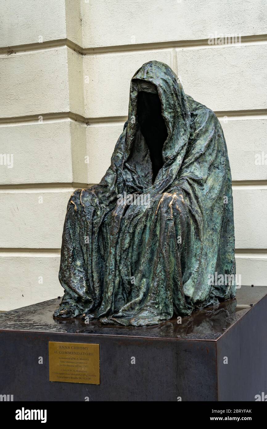 Anna Chromy Musicians of Prague in Czech Republic Stock Photo - Alamy