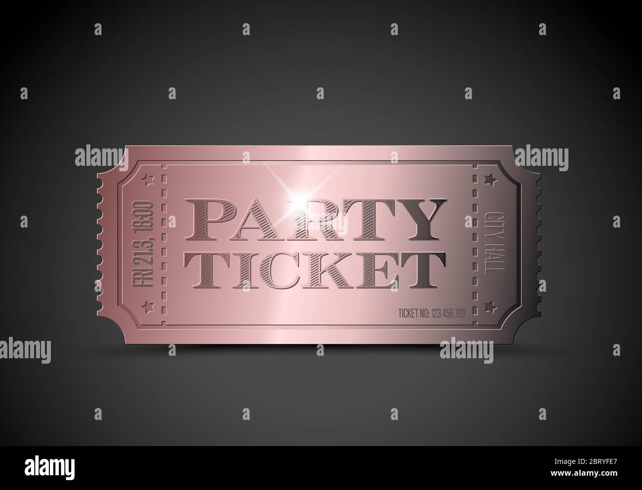 Party Ticket Background