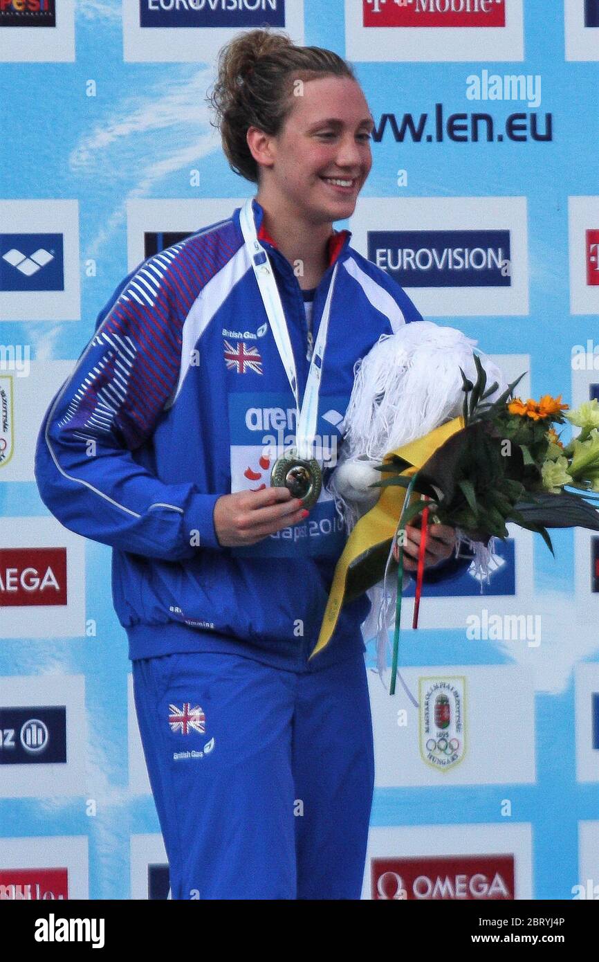 Elizabeth Simmonds of Great Britain Podium 100 M Dos Women during the ...