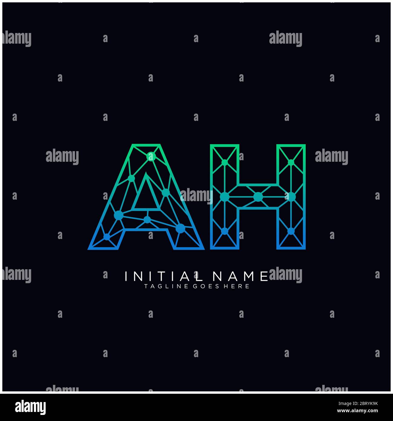 Initial letter ah Stock Vector Images - Alamy