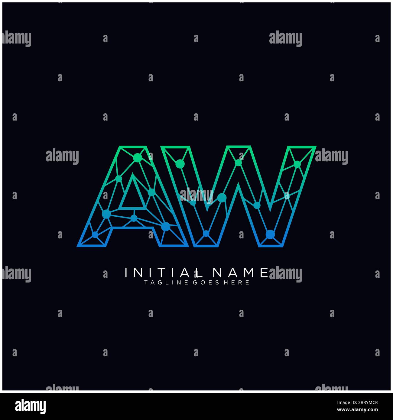 Aw tech logo hi-res stock photography and images - Alamy