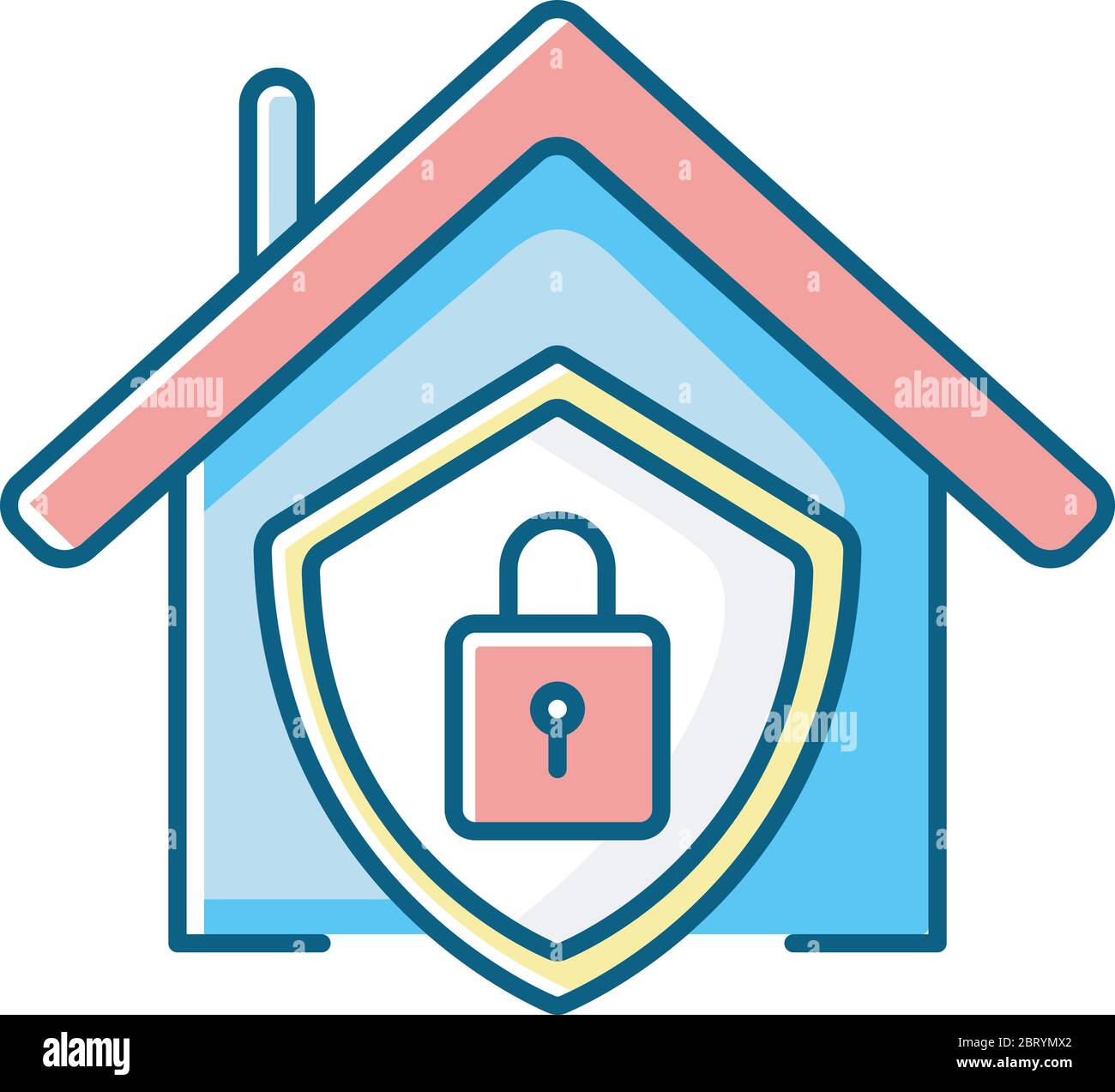 Simple burglar alarm Stock Vector Images - Alamy