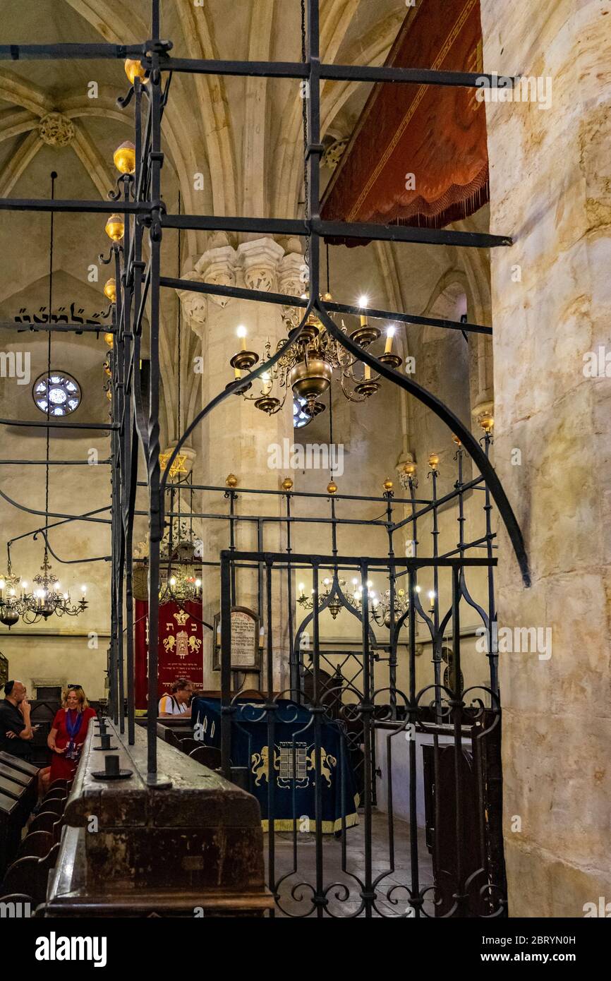 Old New Synagogue Prague in Czech Republic Stock Photo - Alamy
