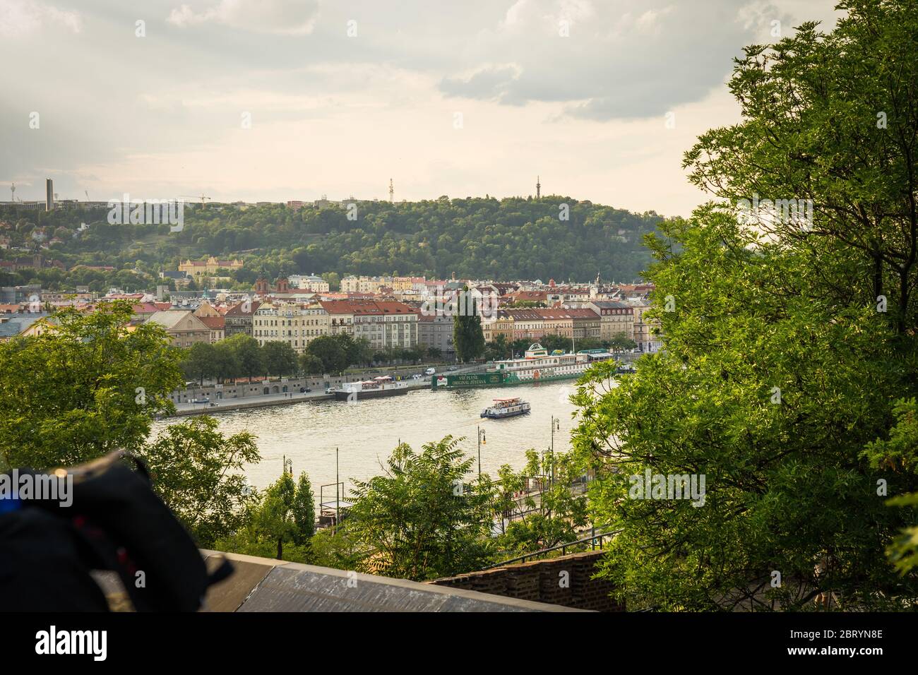 Aerial view of Prague Czech Republic from Vysehrad Stock Photo - Alamy