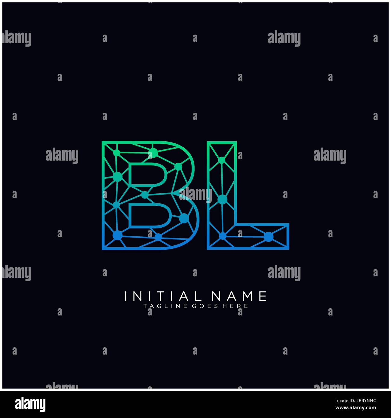 Initial letter bl hi-res stock photography and images - Alamy