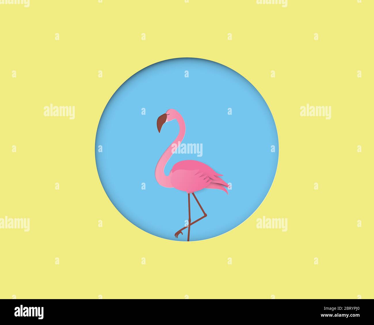 Blue Bird In Yellow Circle Logo