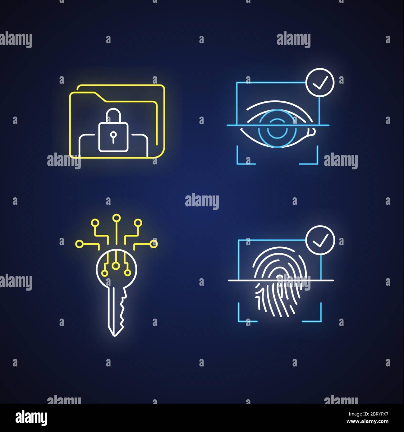 Personal information protection Stock Vector Images - Alamy