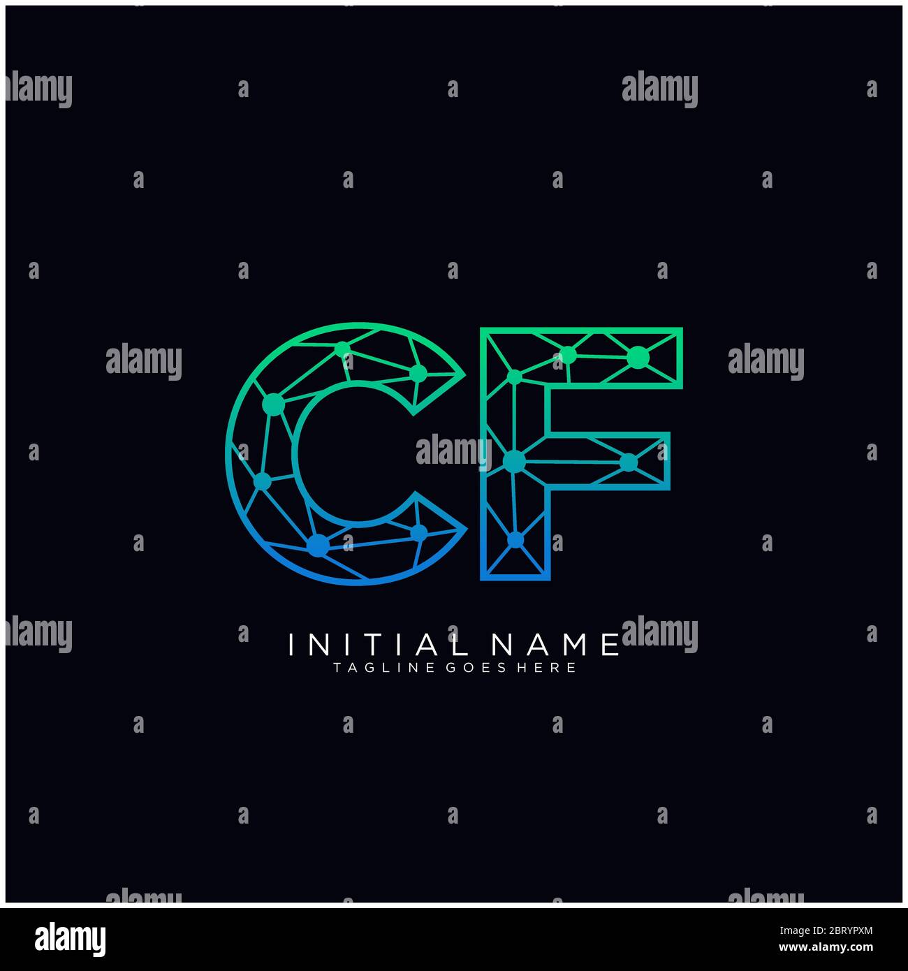 Abstract cf logo Cut Out Stock Images & Pictures - Alamy