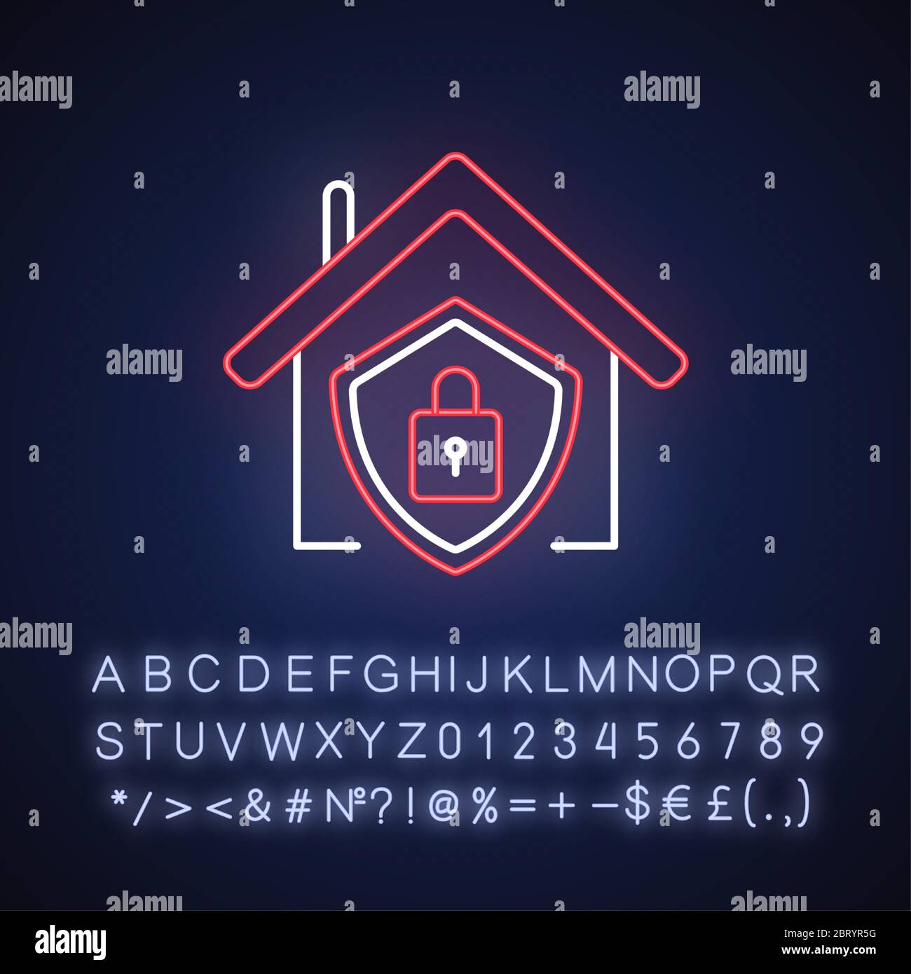 Smart home security system Stock Vector Images - Alamy