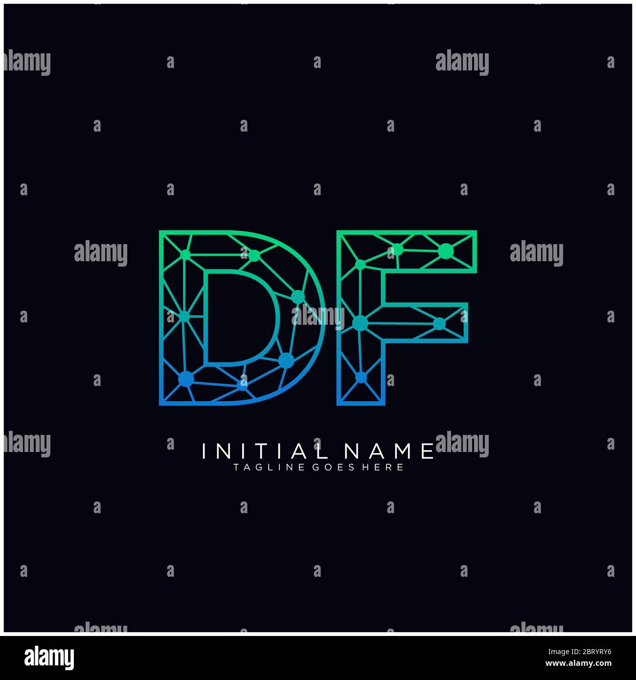 Initial letter df hi-res stock photography and images - Alamy