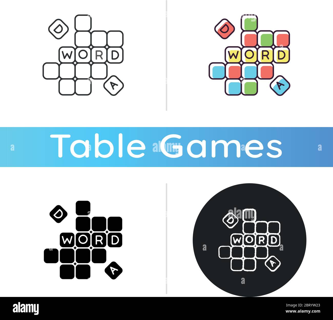 Word game icon Stock Vector Image & Art - Alamy
