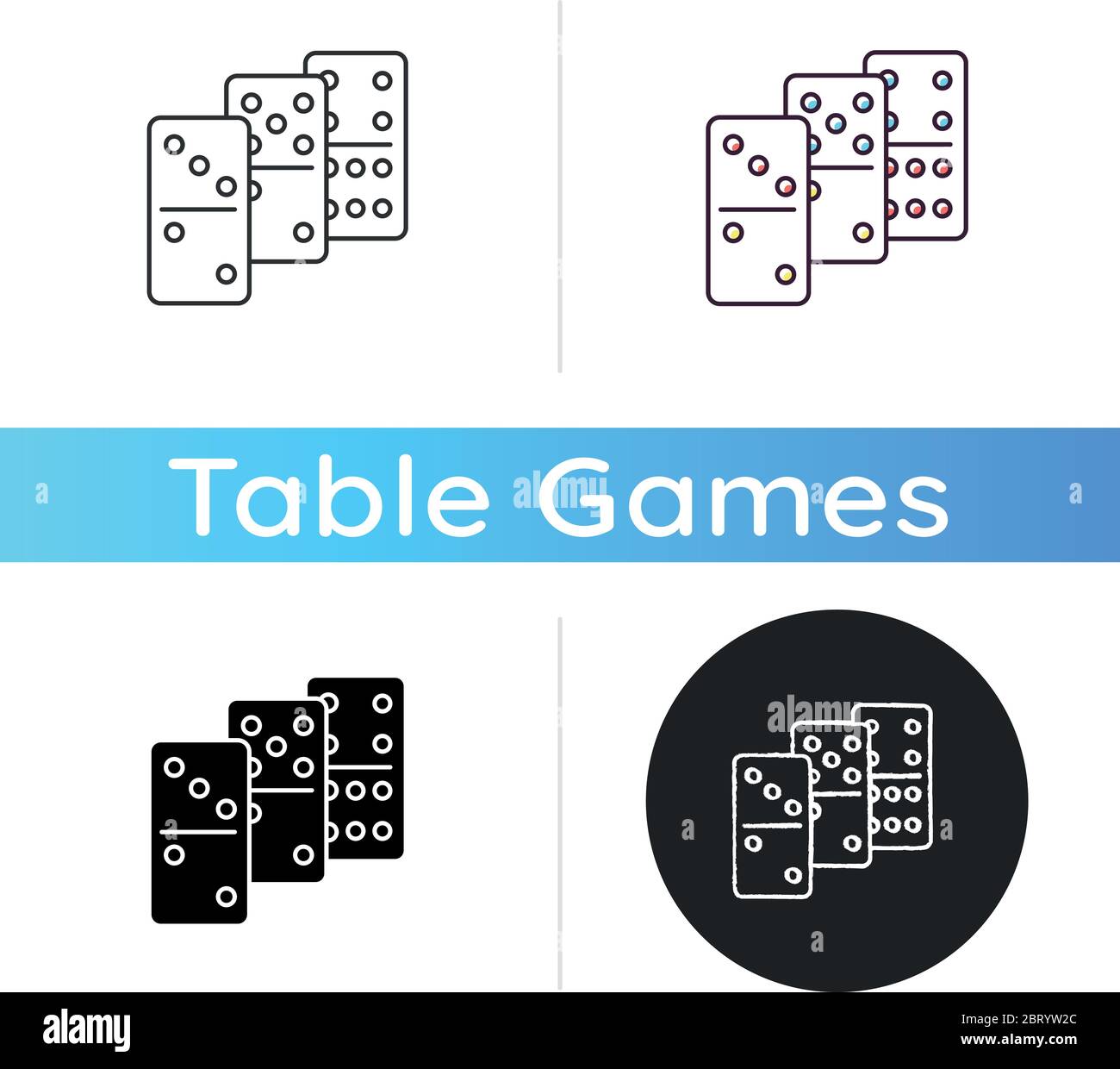 Dominoes table Stock Vector Images - Alamy
