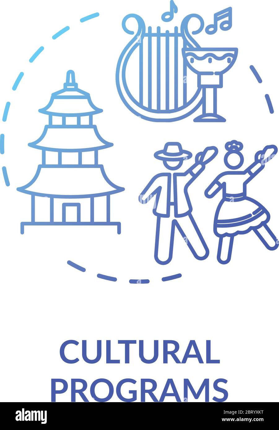 Cultural programs concept icon Stock Vector Image & Art - Alamy