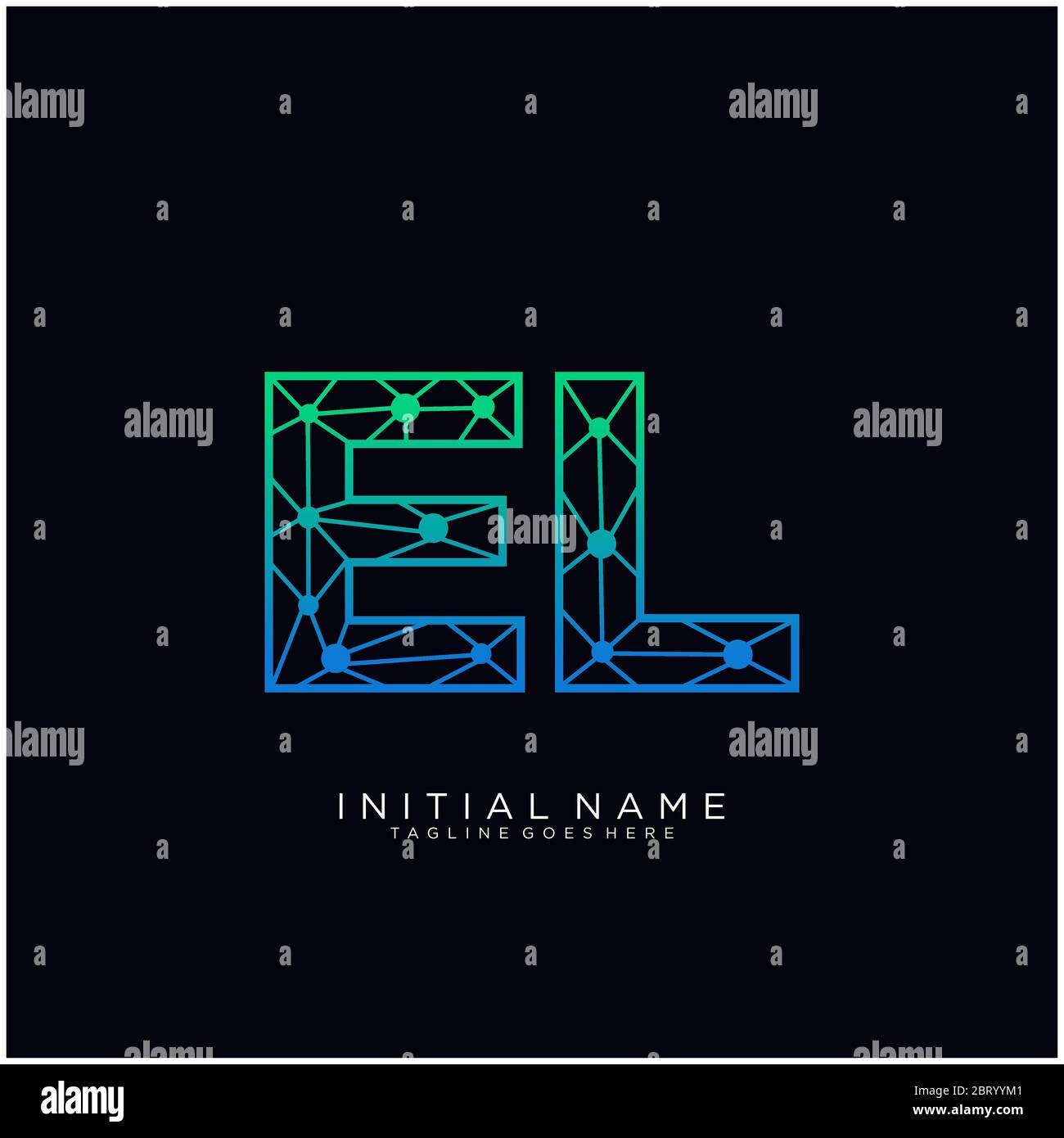 Initial letter el hi-res stock photography and images - Alamy