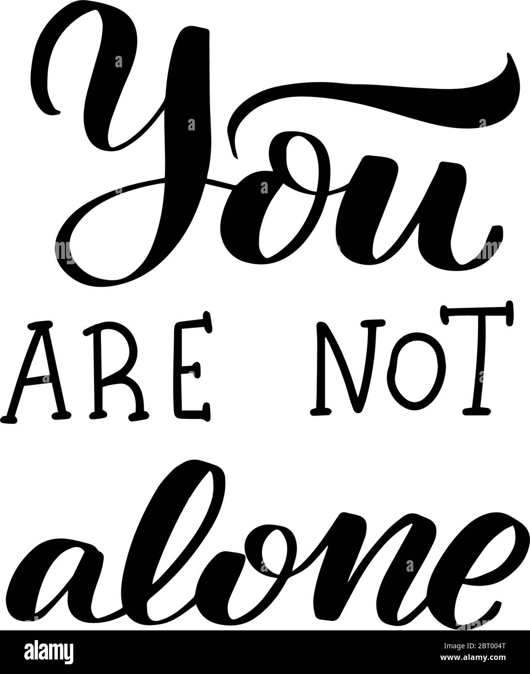 Vector calligraphy illustration isolated on white background Stock ...