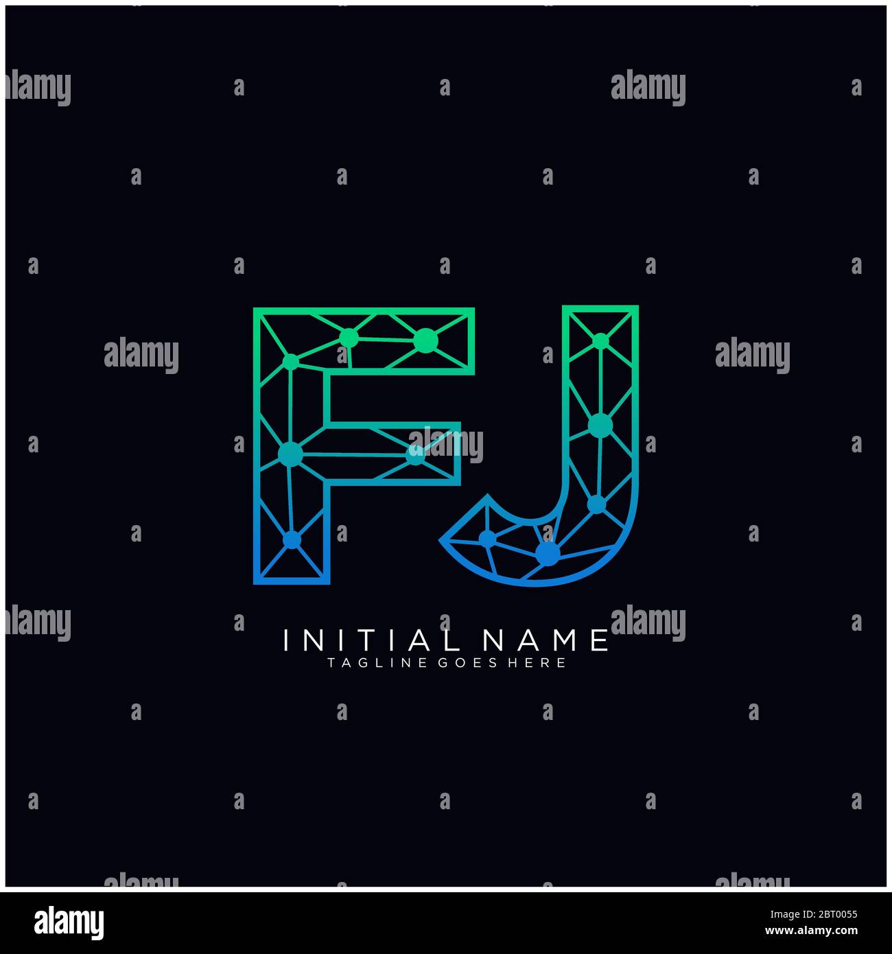 Fj template Stock Vector Images - Alamy