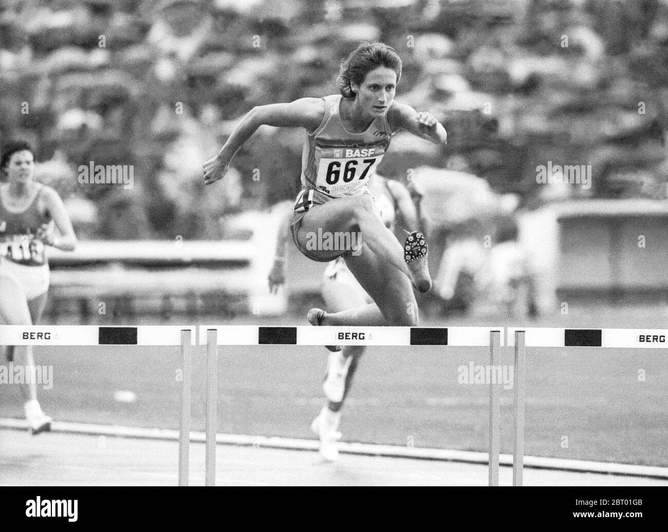 ANN-LOUISE SKOGLUND 400 m hurdle runner from Sweden finnish four in ...