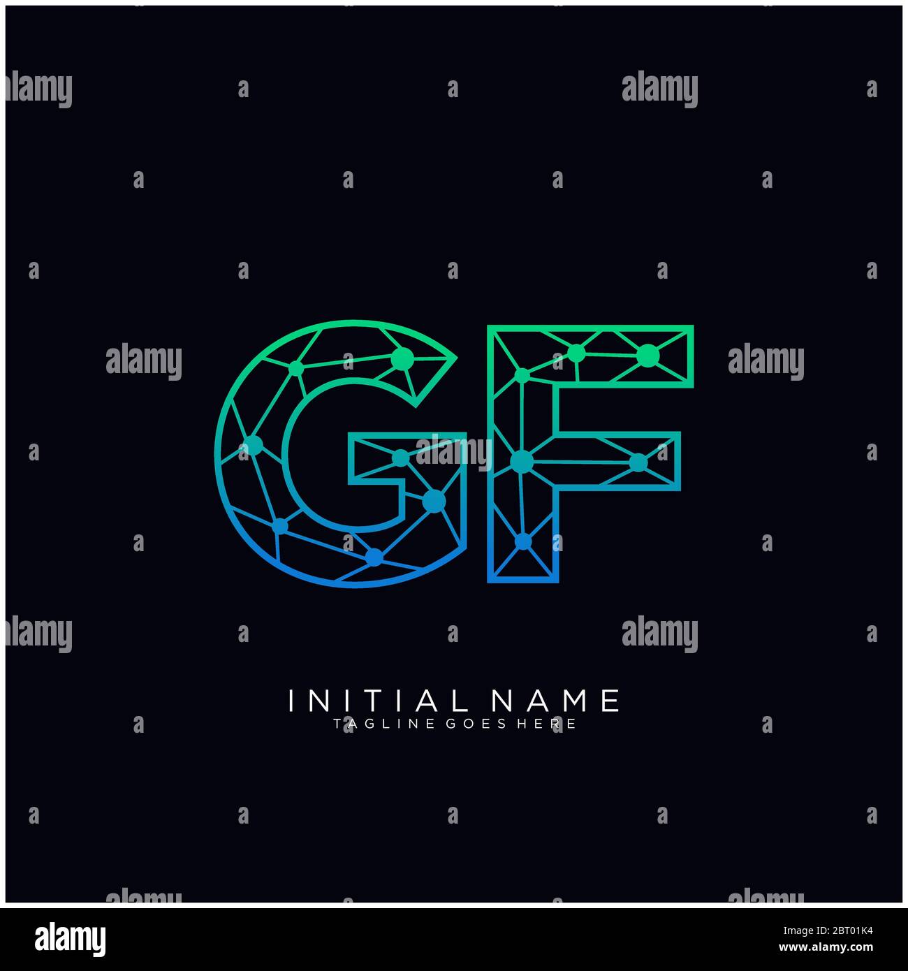 Letter gf logo Cut Out Stock Images & Pictures - Alamy