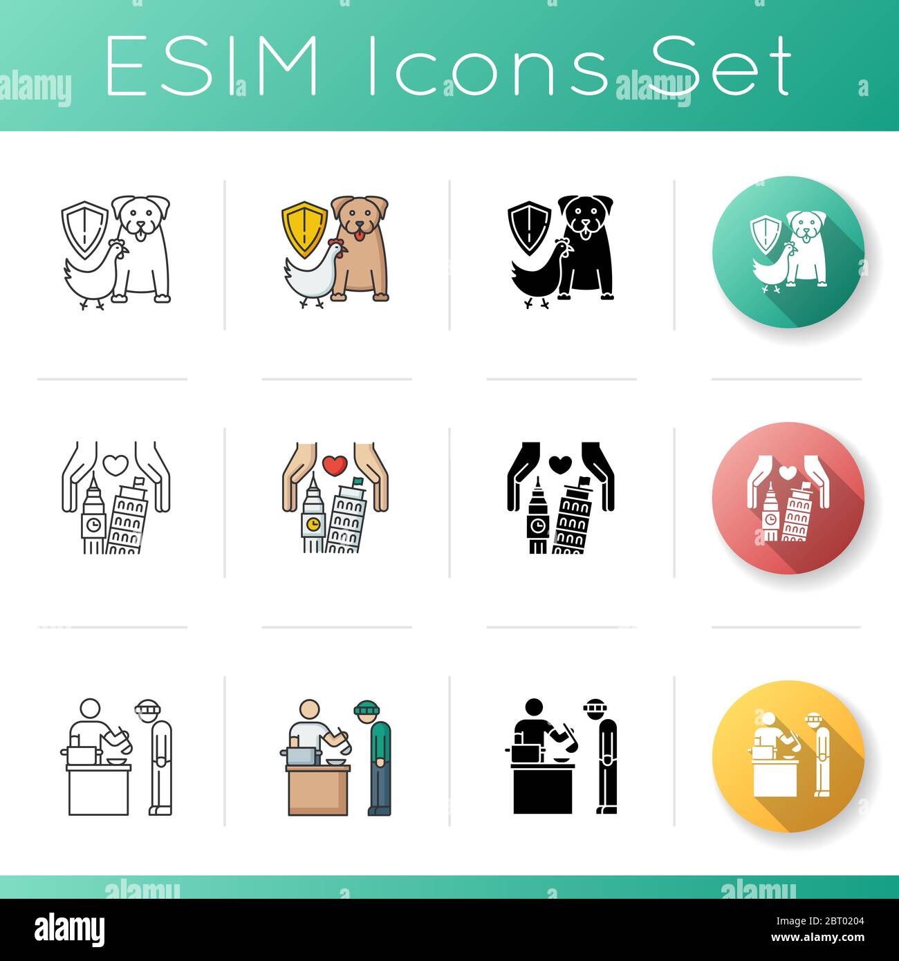 Charity icons set Stock Vector Image & Art - Alamy