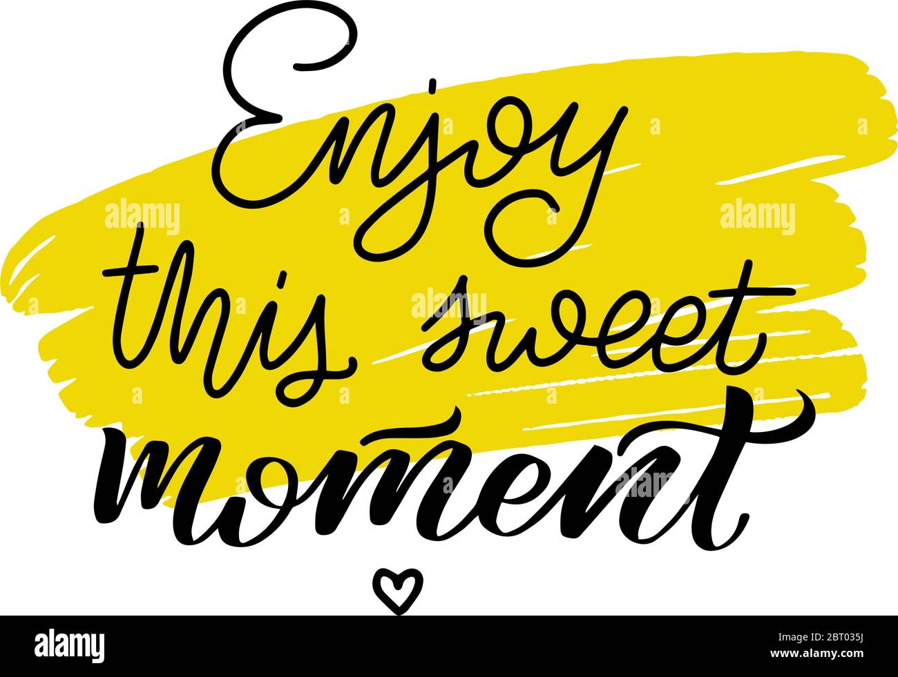 Vector calligraphy illustration isolated on white background Stock ...