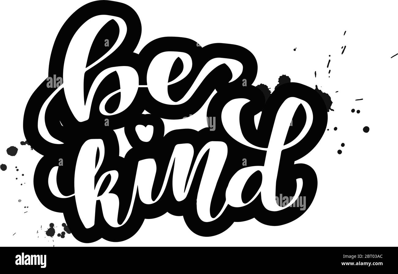 Vector calligraphy illustration isolated on white background Stock ...