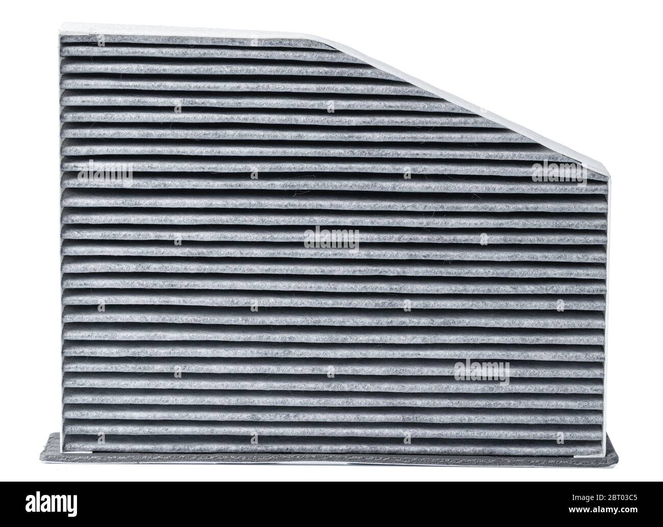 Carbon car air filter isolate on white background Stock Photo - Alamy