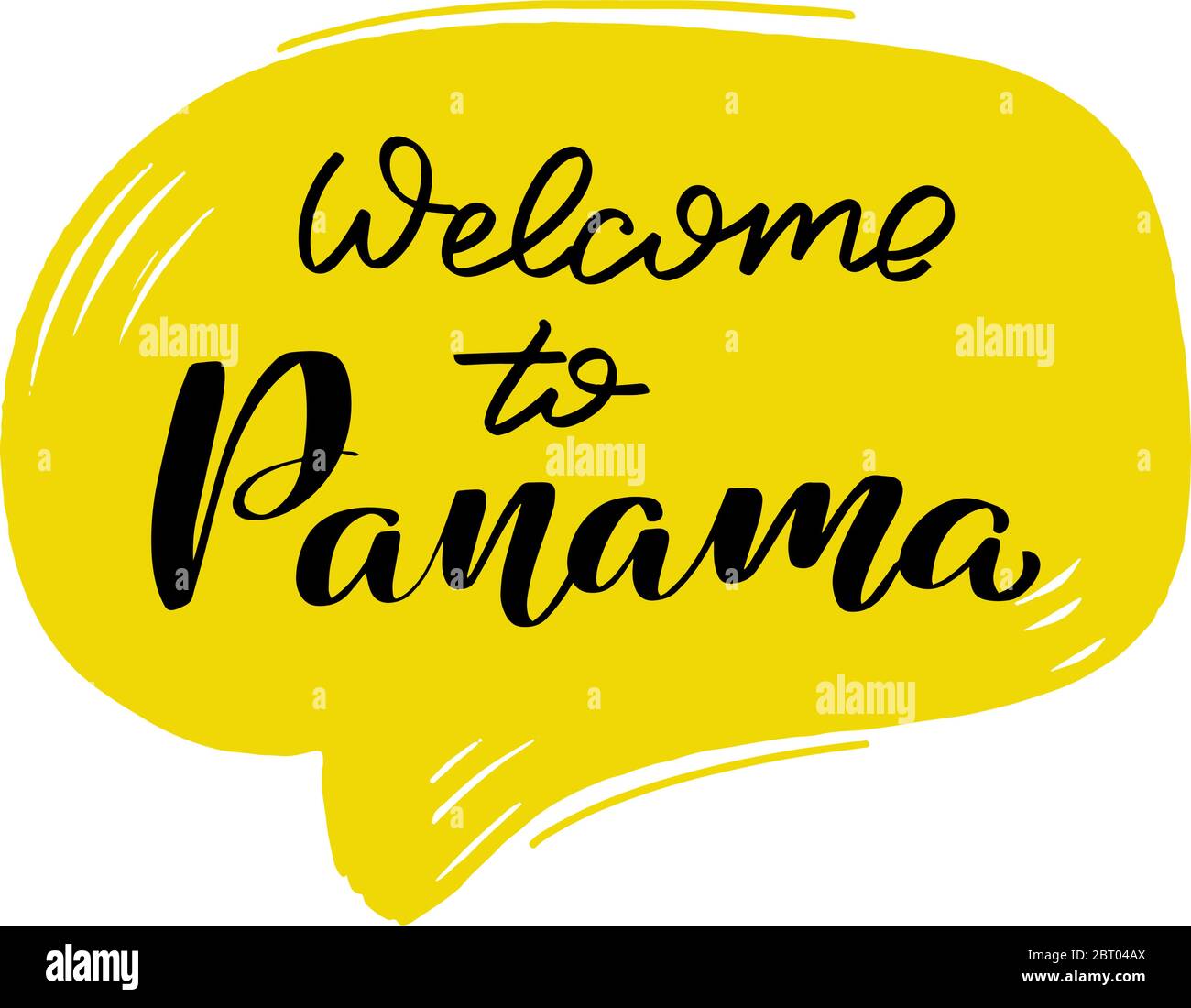 Vector calligraphy illustration isolated on white background Stock ...