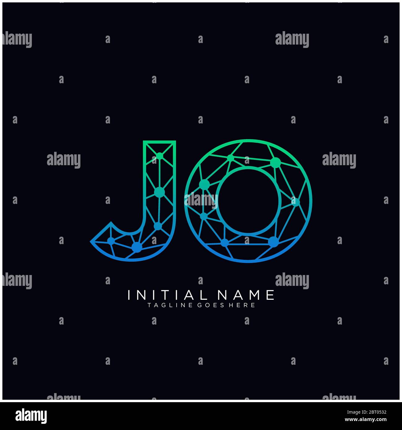Letter jo vector vectors Cut Out Stock Images & Pictures - Alamy