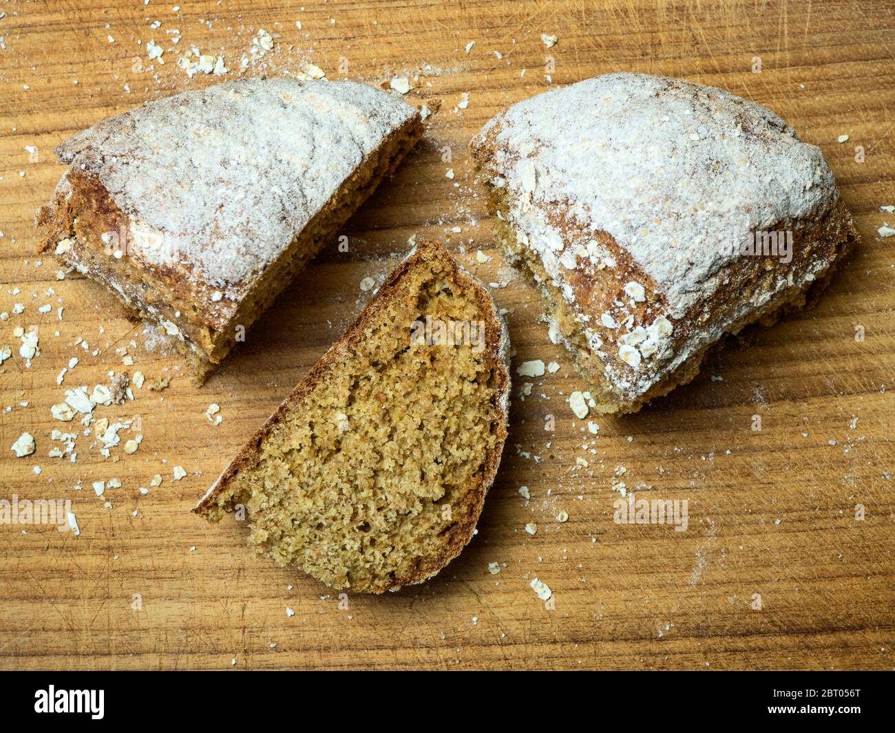Two soda bread loaves hi-res stock photography and images - Alamy