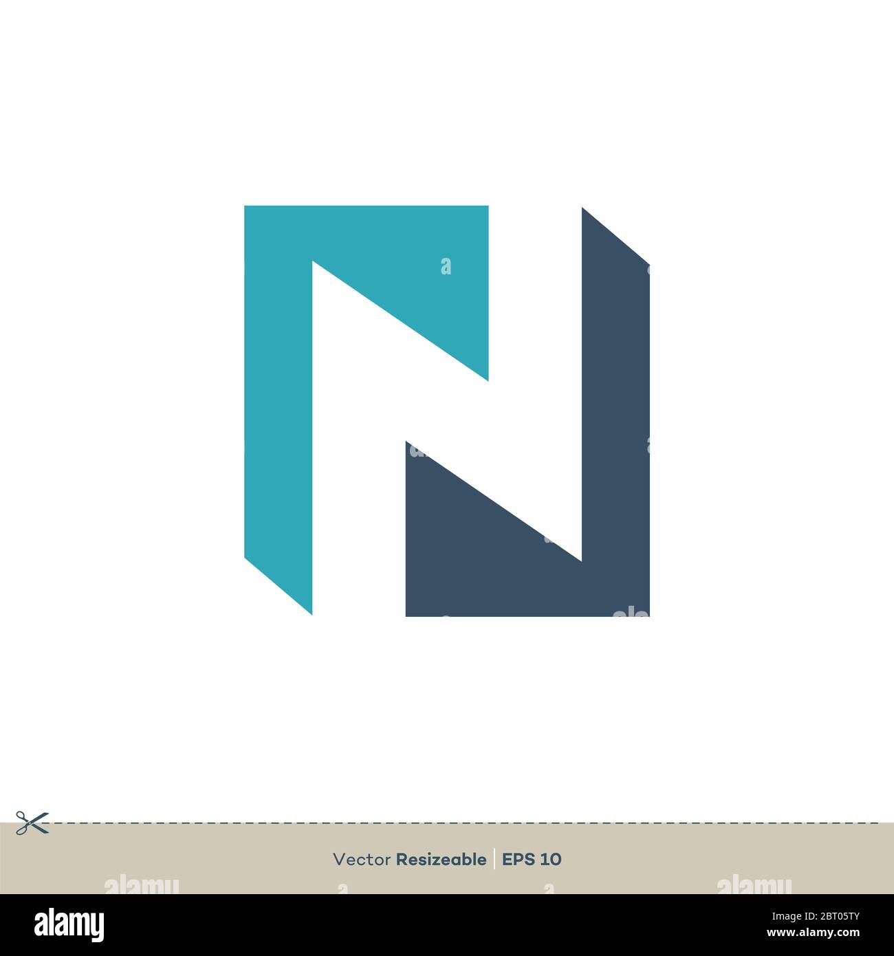 Letter N vector Logo Template Illustration Design. Vector EPS 10 Stock ...