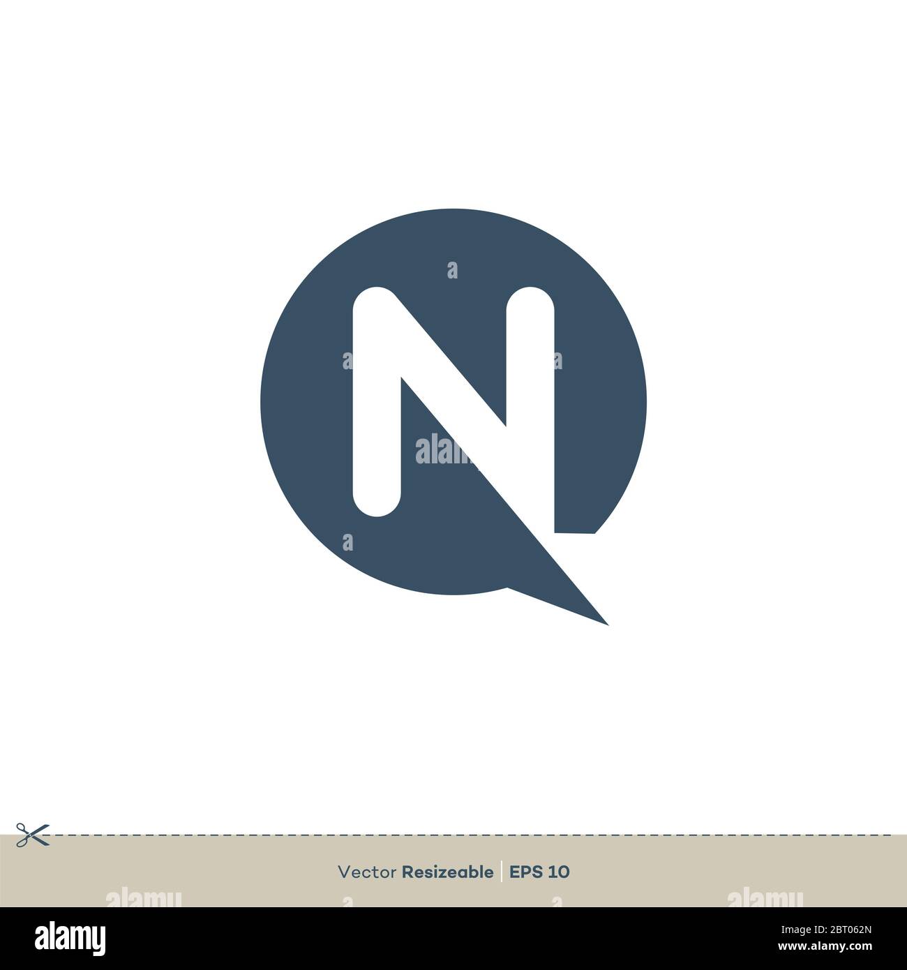 Letter N vector Logo Template Illustration Design. Vector EPS 10 Stock ...