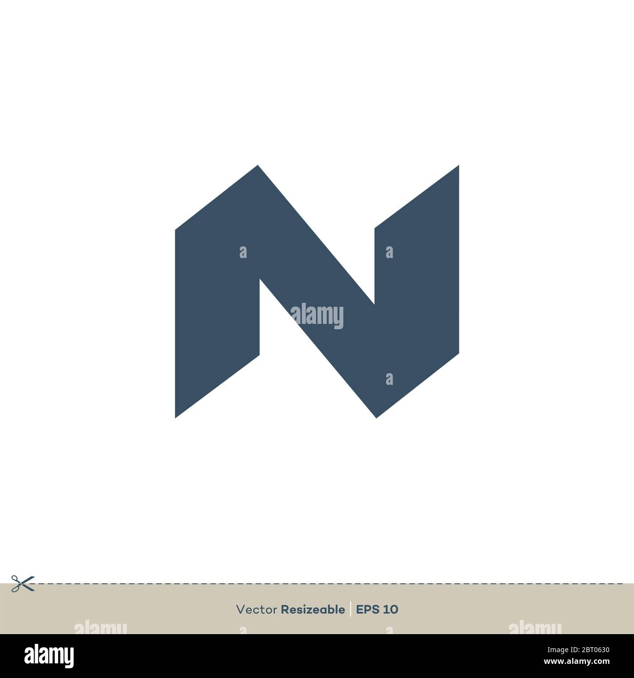 Letter N vector Logo Template Illustration Design. Vector EPS 10 Stock ...