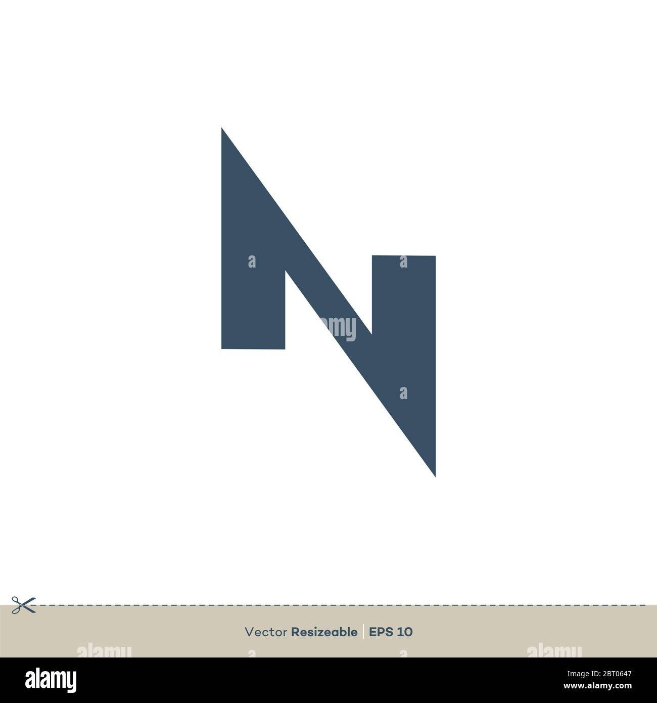 Letter N vector Logo Template Illustration Design. Vector EPS 10 Stock ...