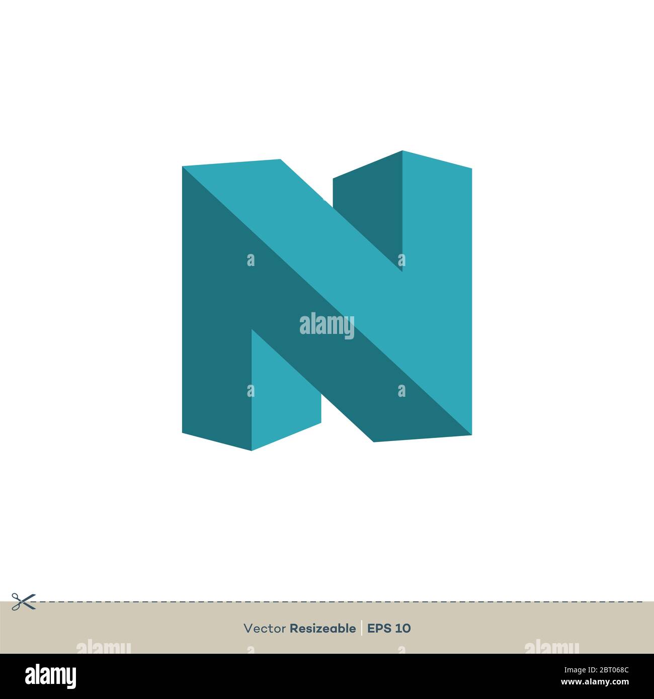 Letter N vector Logo Template Illustration Design. Vector EPS 10 Stock ...