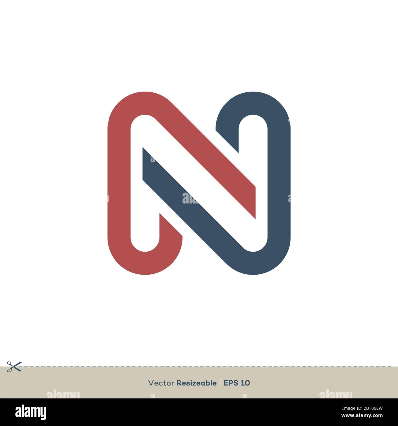 Letter N vector Logo Template Illustration Design. Vector EPS 10 Stock ...