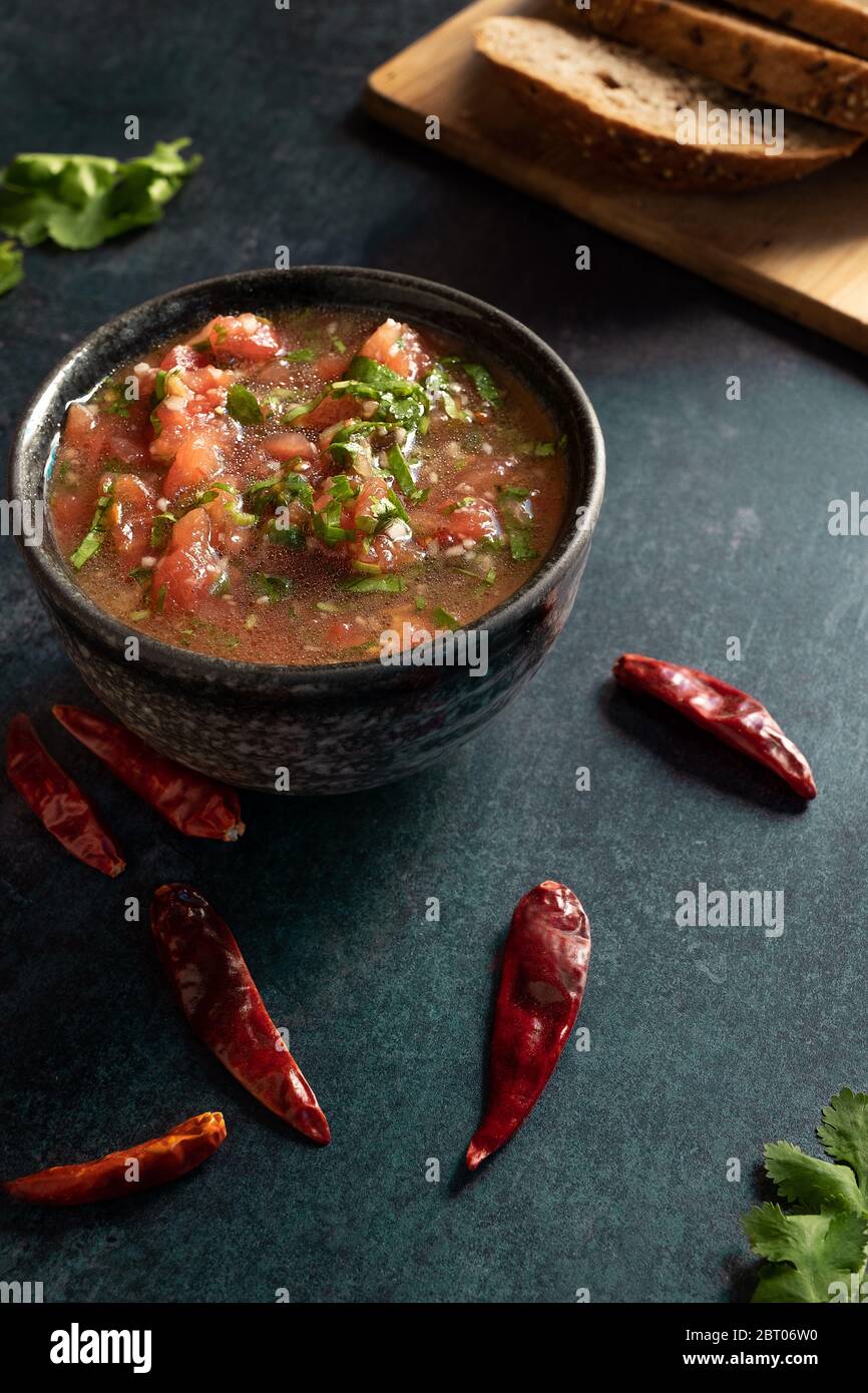Fresh homemade vegan food Stock Photo - Alamy