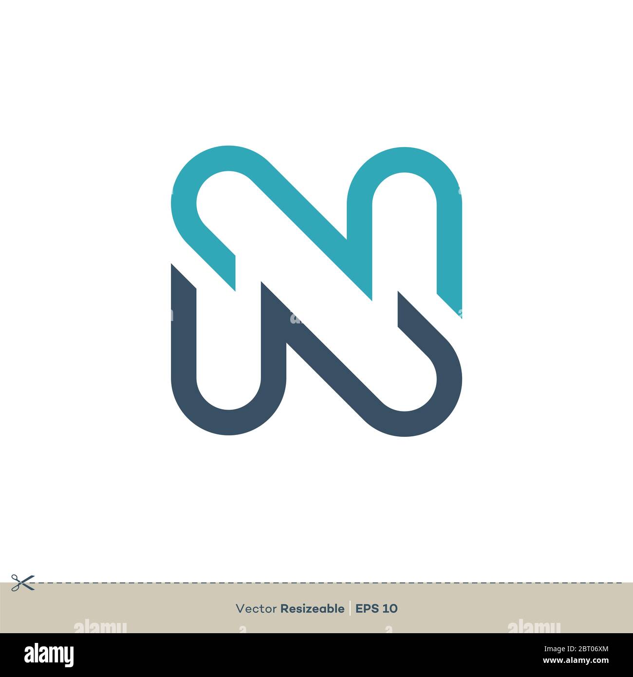 Letter N vector Logo Template Illustration Design. Vector EPS 10 Stock ...