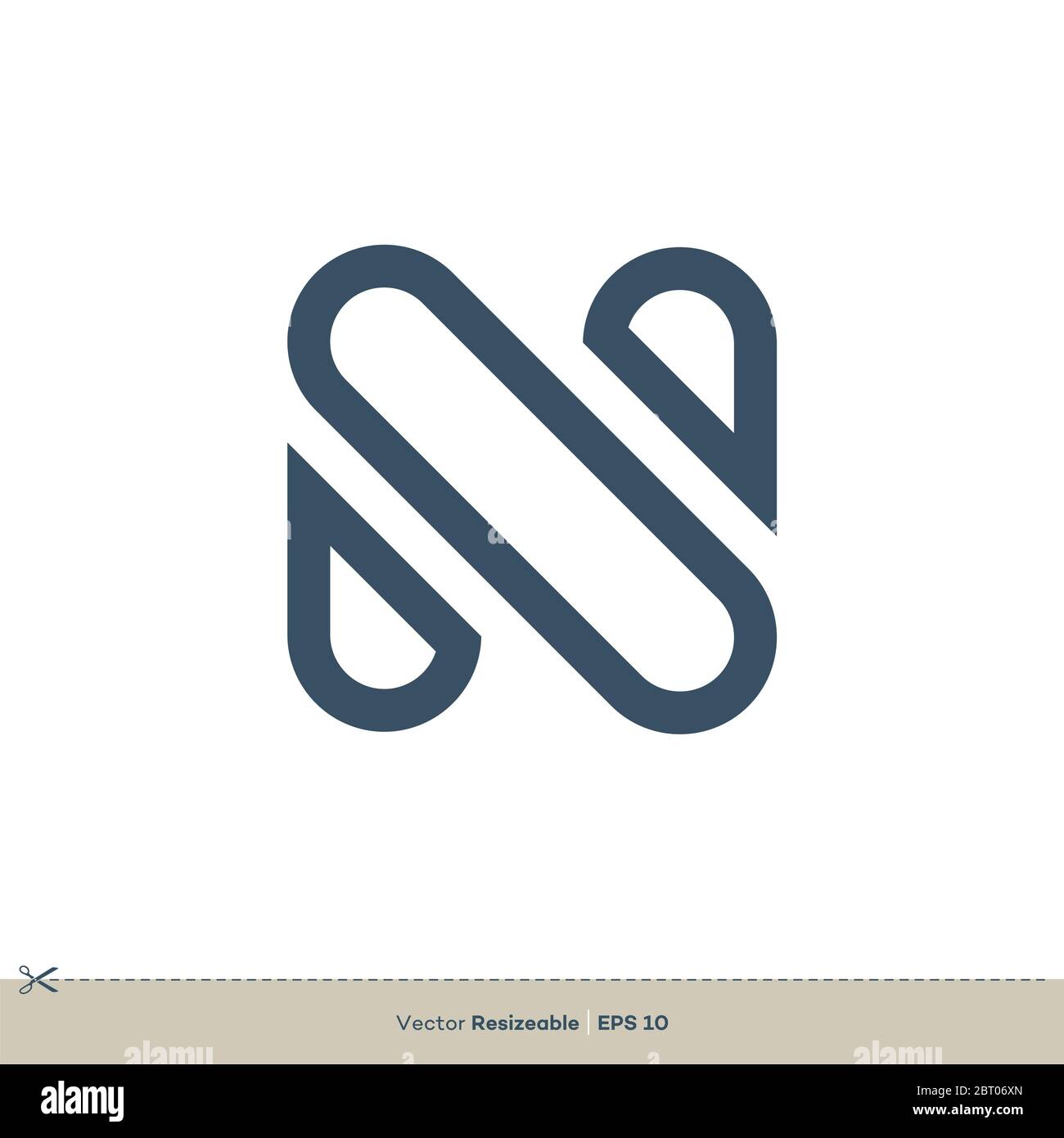 Letter N vector Logo Template Illustration Design. Vector EPS 10 Stock ...