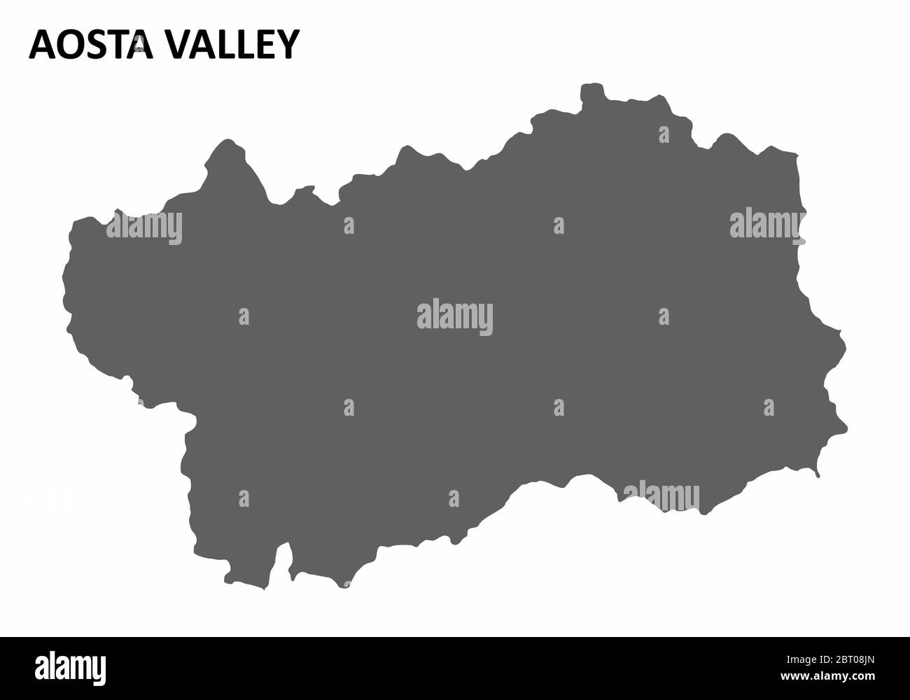 Aosta map hi-res stock photography and images - Alamy