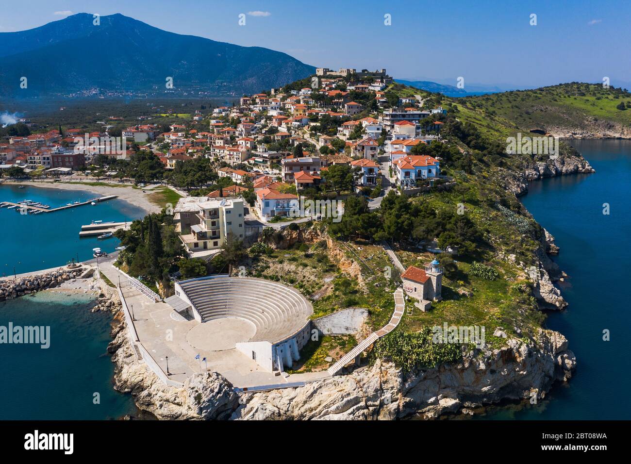 Aerial view greece hi-res stock photography and images - Alamy