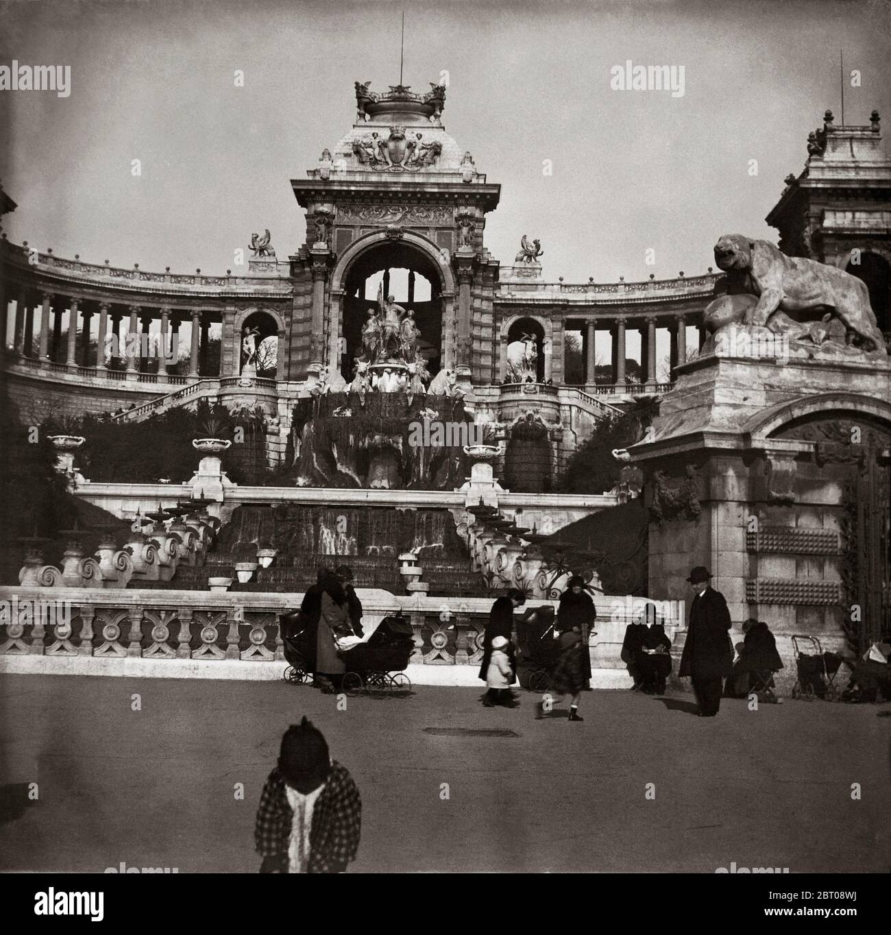 Various European locations, landscapes and people circa 1900. A ...