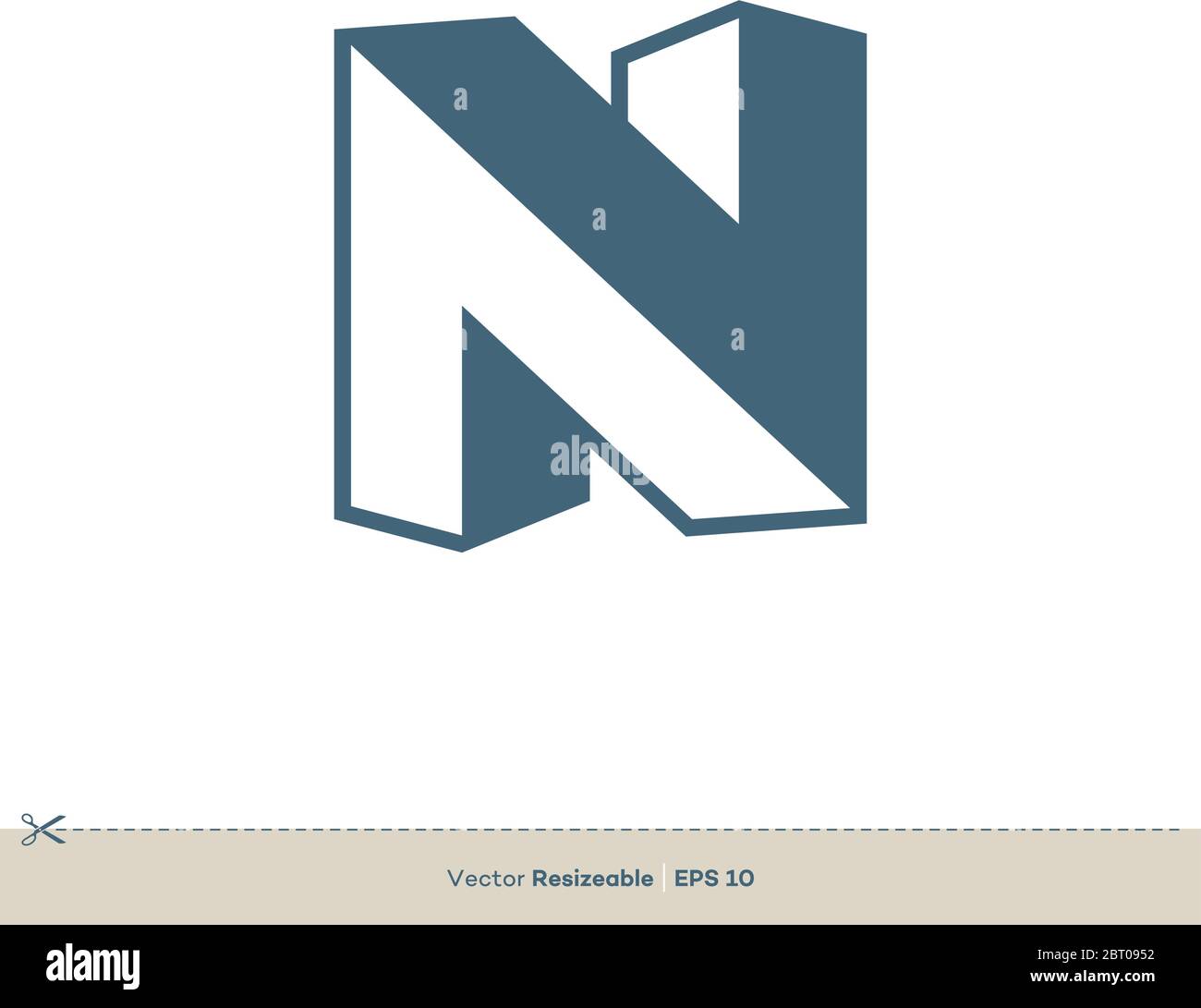 Letter N vector Logo Template Illustration Design. Vector EPS 10 Stock ...
