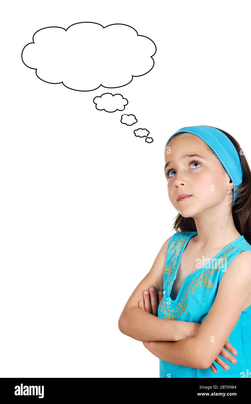 cartoon thinking adorable girl girls woman humans human beings people ...