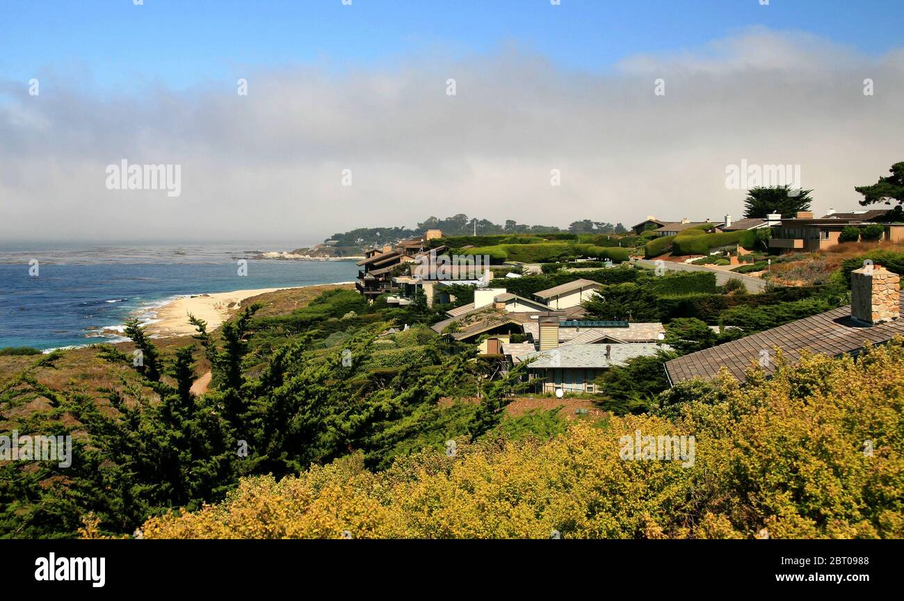 houses california pacific salt water sea ocean water blue house ...