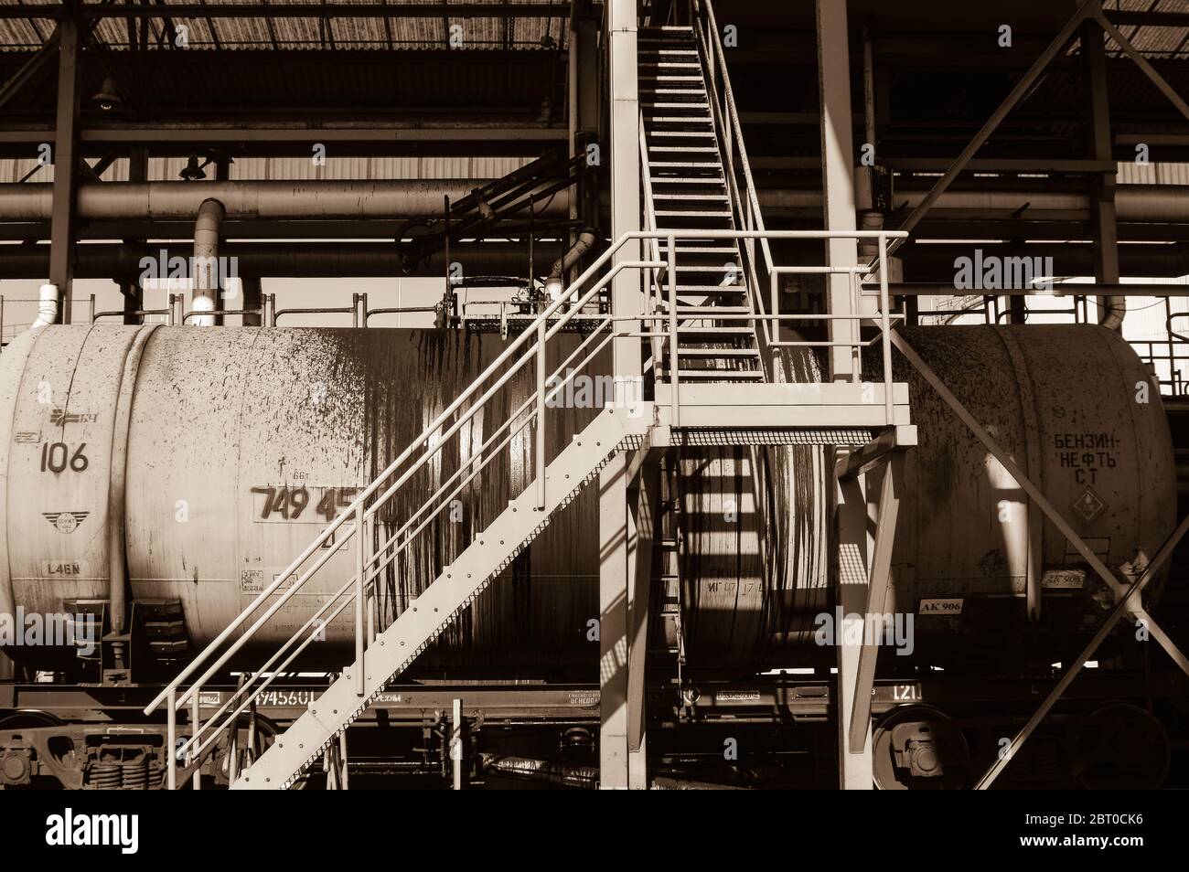 Industrial metal stairs. Metal stairs or steps or staircase. Industrial ...